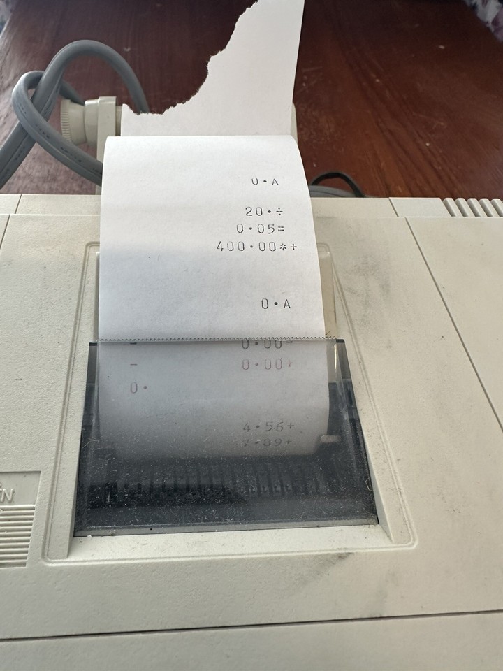 Sharp COMPET CS-1680 Calculator Printing Adding Office Desktop Machine ...