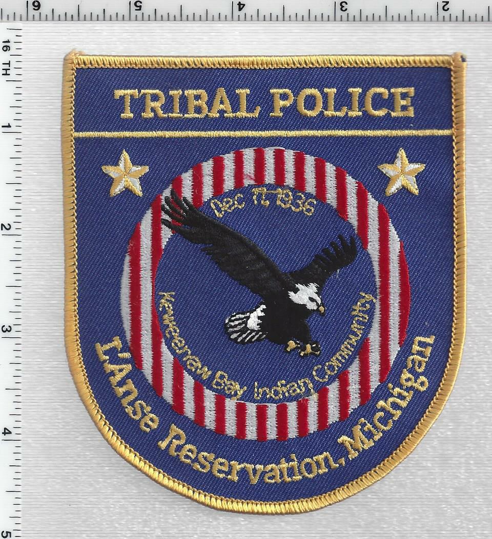 L-anse Reservation Tribal Police (Michigan) 1st Issue Shoulder Patch | eBay