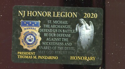 2020 New Jersey honor legion pba card | eBay