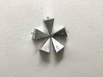 25PCS. 3OZ PYRAMID SINKERS, LEAD, WEIGHTS, FISHING, FREE SHIPPING | eBay