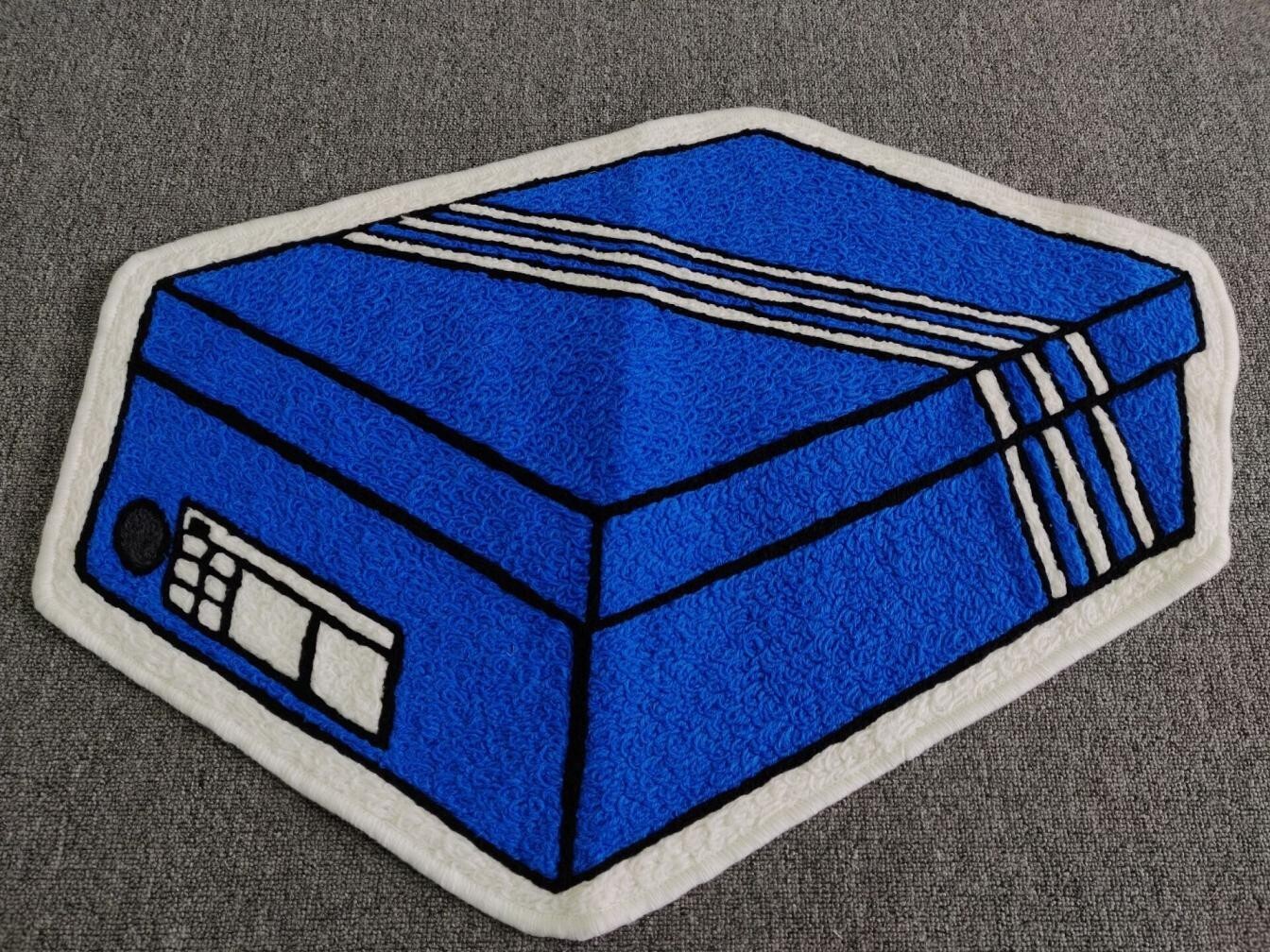 Adidas OG Blue Sneaker Box Floor Mat Washable Area Runner Rug Living ...