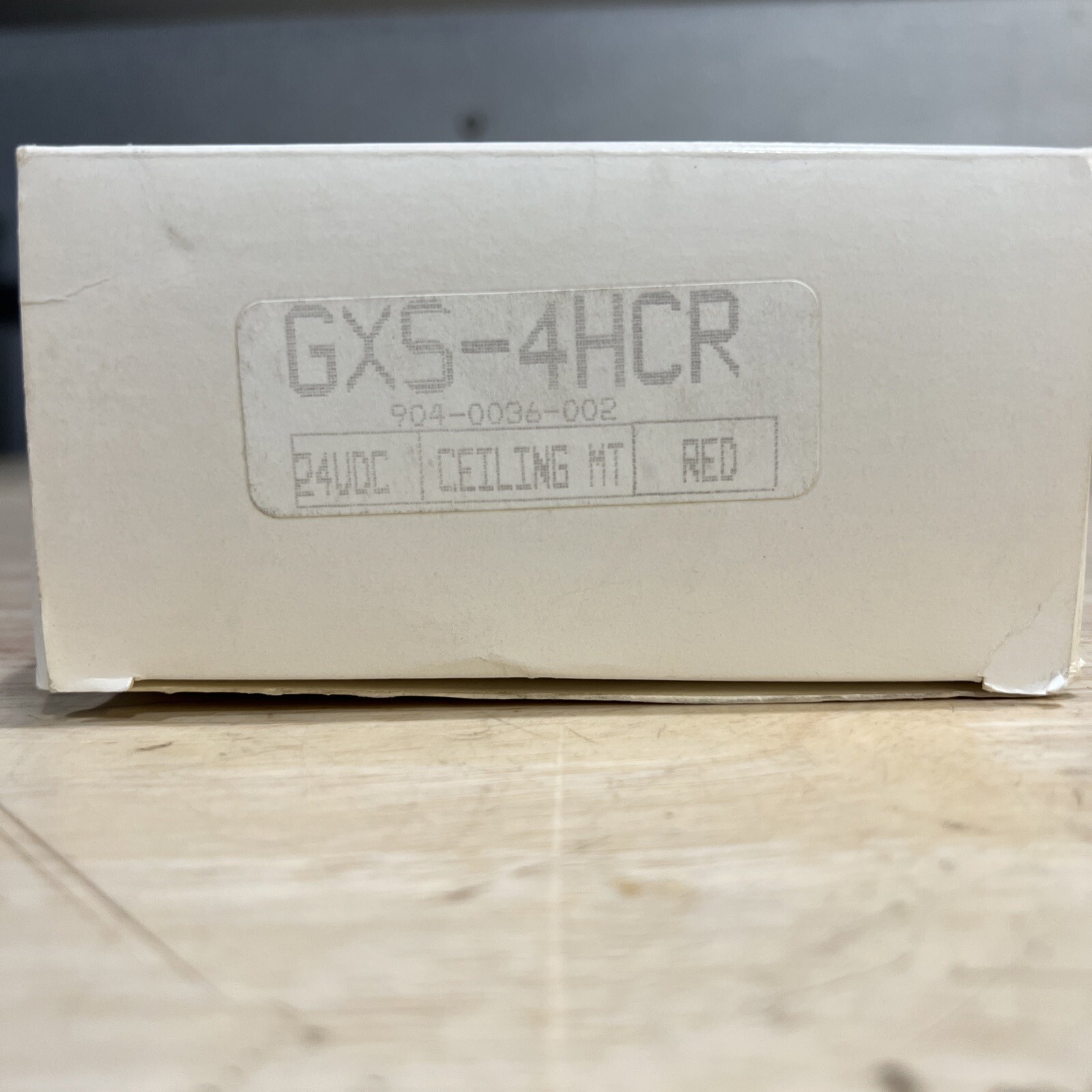 Gentex GXS-4HCR GXS 4HCR Alarm Signal Strobe 30/75CD 904-0036-002 24DC ...