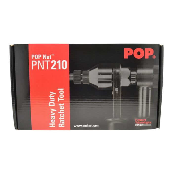 POP PNT210 Ratchet Hand Nutsert Tool (M6 M8 M10 M12) Rivnut Riv Nut ...
