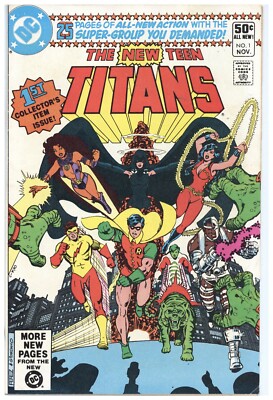 New Teen Titans # 1 NEAR MINT- Nov. 1980 Robin, Kid Flash, Wonder Girl ...