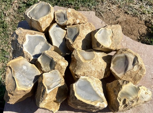 HIGH QUALITY~Edward’s Plateau Texas~ CHERT/FLINT* 27 Lbs ~ 13 Large Raw ...