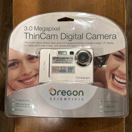 Oregon Scientific ThinCam DS6688 3.0MP Digital Camera Silver New ...