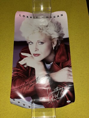 Lorrie Morgan Signed Autograph Something In Red Country Music Poster ...