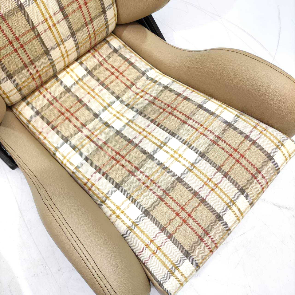 【TH BASED CUSTOMS MAY APPLY】AUTHENTIC RECARO LSB TAN TARTAN | eBay