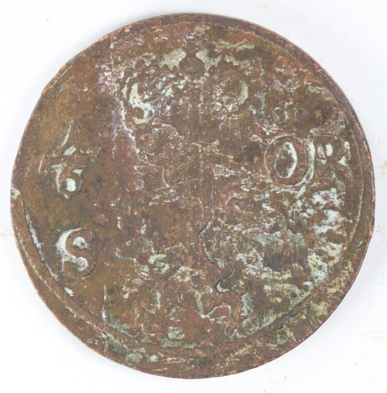 Sweden 1676 1/6 Ore Old Copper Coin | eBay
