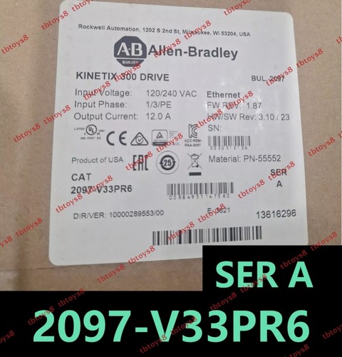100%Genuine NEW AB Allen Bradley 2097-V33PR6 KINETIX 300 Free Ship FREE ...