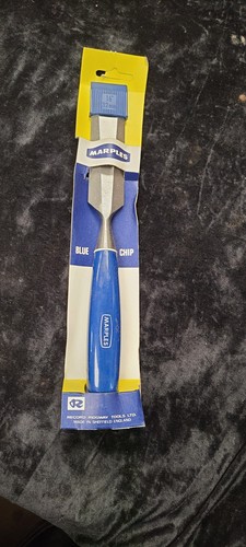 Vintage Marples Sheffield England 1 1/4" 32mm Blue Chip Wood Chisel ...