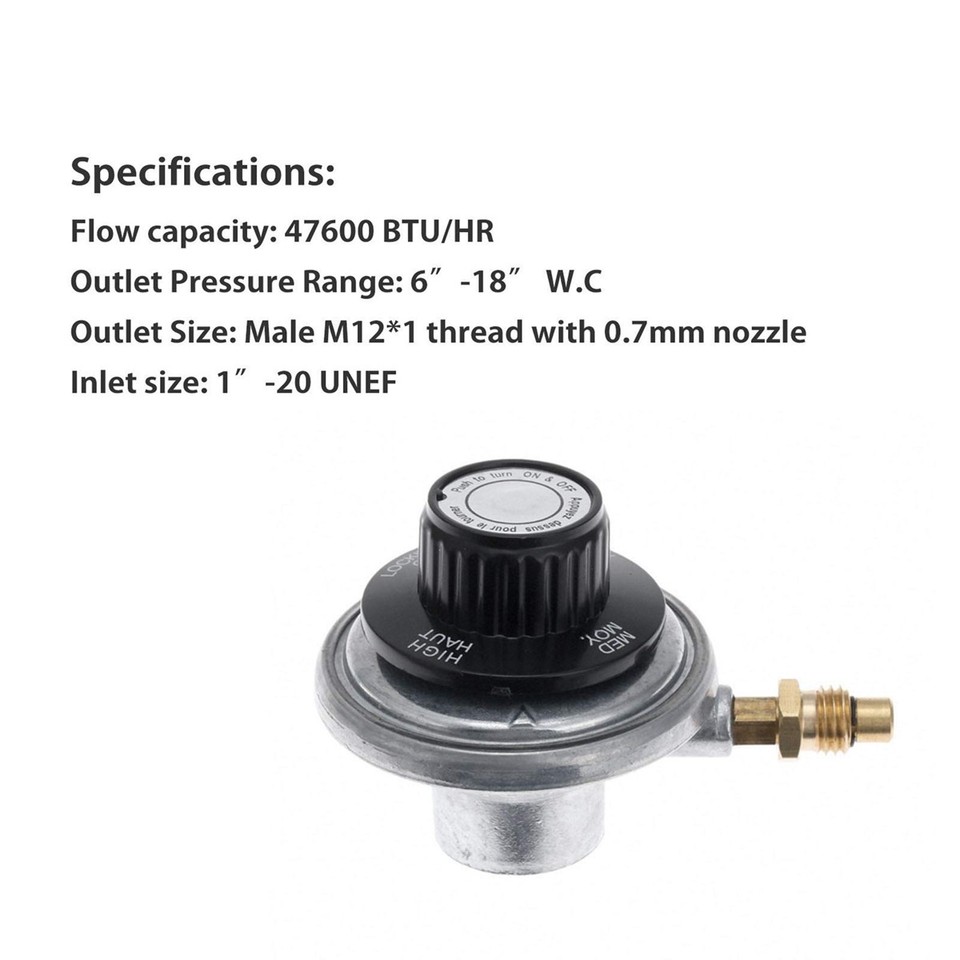 Propane Gas Grill Control Table Top Regulator Propane Gas Grill Control ...
