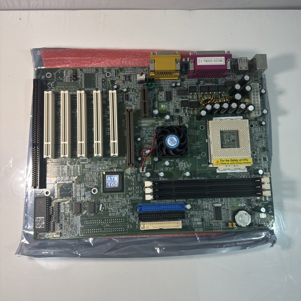 Biostar M7VKD Socket A 462 Motherboard ATX AGP ISA Slot Windows 98 Retro Gaming | eBay