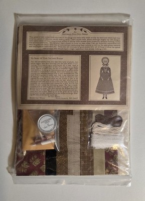 Vintage Gail Wilson Kit Seven: 16" Cloth Doll with Bonnet Kit NOS | eBay