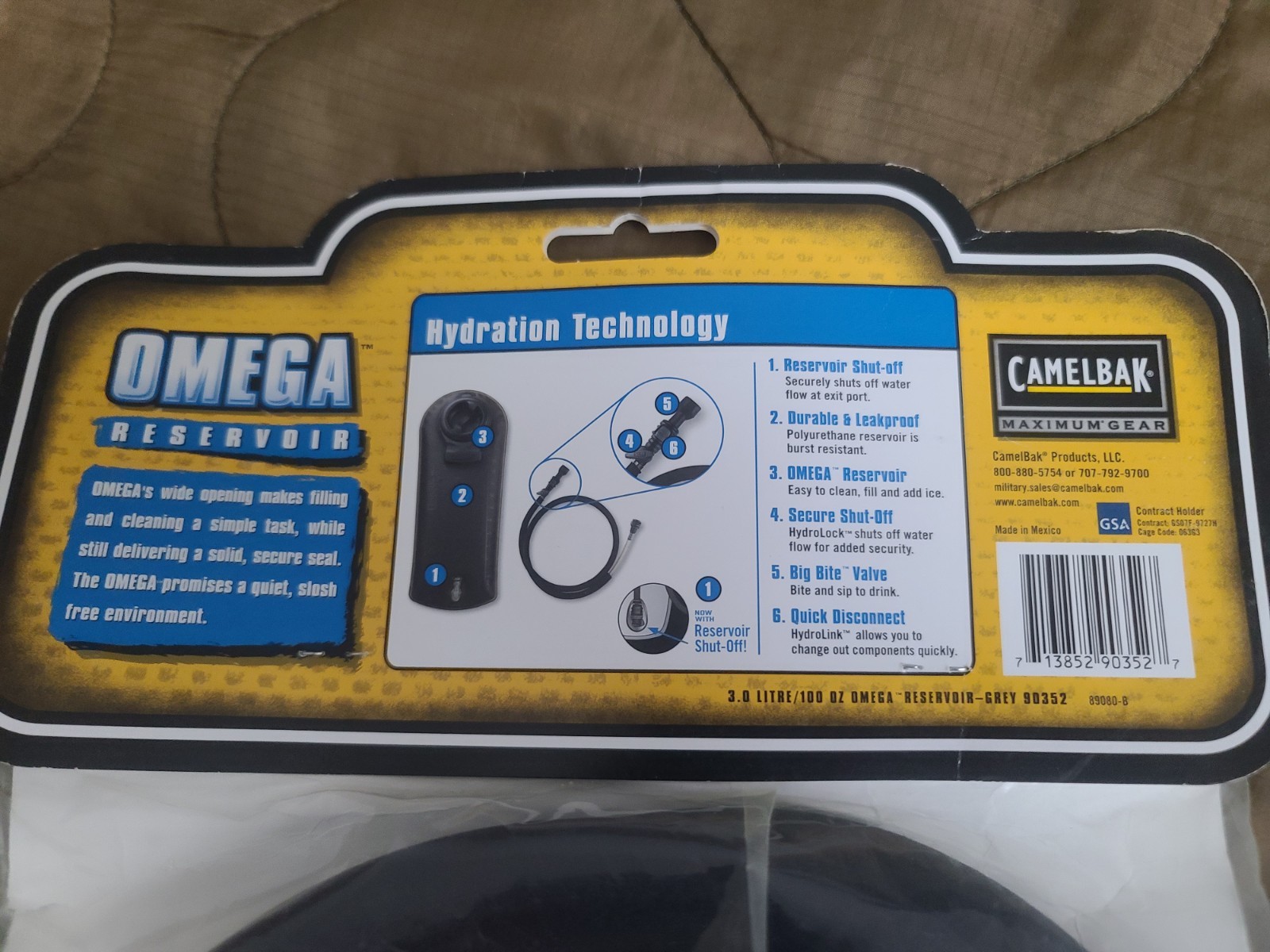 Camelbak Ambush Maximum Gear Hydration Pack Backpack M81 Woodland W/New ...