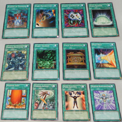 25 Yu-Gi-Oh! Spell Cards Bulk Lot - Brand New/Near Mint - Random - No ...
