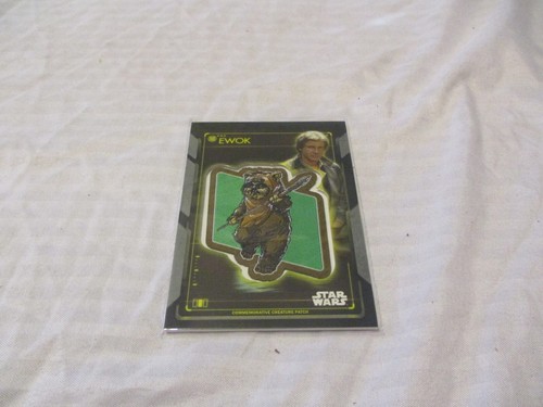 VERY RARE 2020 TOPPS STAR WARS EWOK PATCH HAN SOLO 1 OF ONLY 5 MADE | eBay