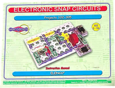 Elenco Snap Circuits Instruction Booklet: Projects 102 - 305, Rev H ...
