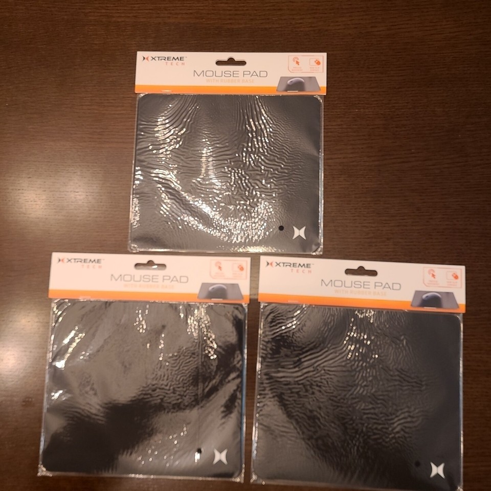 Pack 3 - Mouse Pad with Rubber Base | eBay