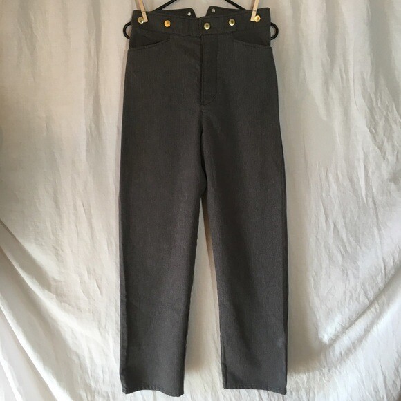 Vintage Super High Rise Button Fly Pants - Womens med… - Gem