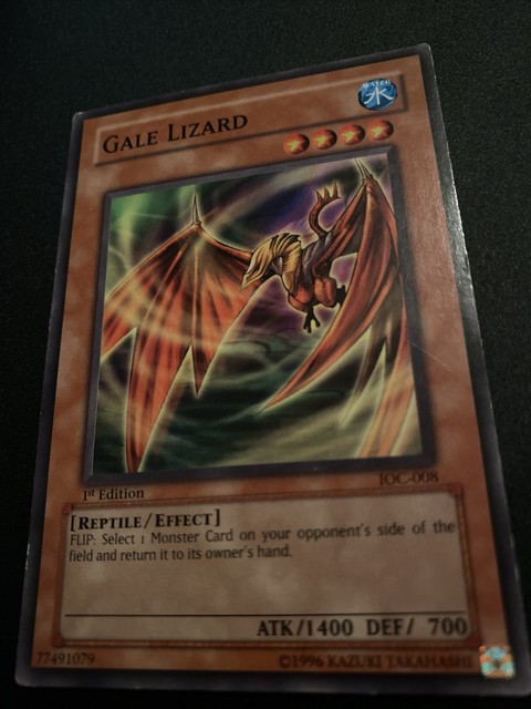 Yu-Gi-Oh! TCG Gale Lizard Invasion of Chaos IOC-008 1st Edition Common ...