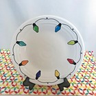 Fiestaware White String of Lights Lunch Plate Fiesta Exclusive 9 in ...