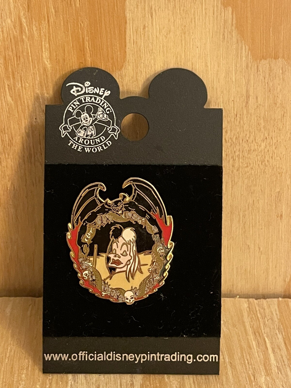 Disney Villains Cruella De Vil Chernabog Pin 100th Year Limited Edition ...