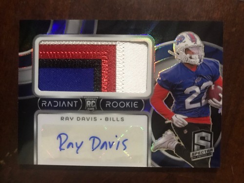 2024 Panini Spectra Ray Davis RPA Rookie 4 Color Patch Auto /99 RC ...
