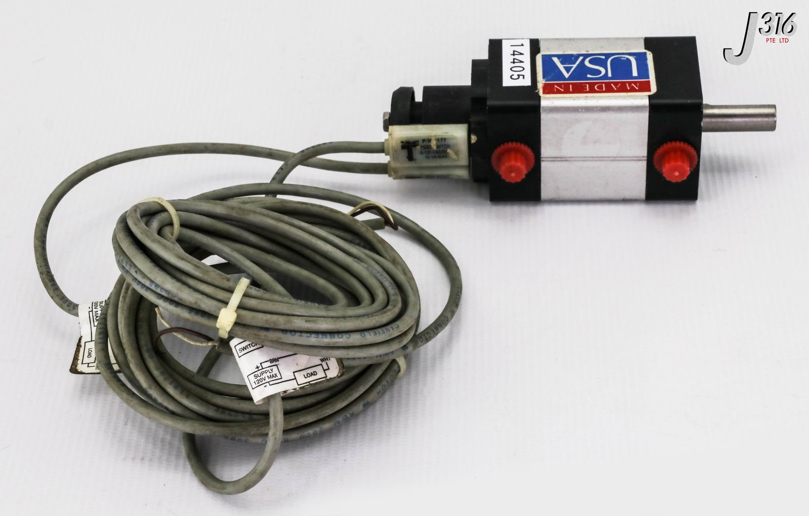 14405 TURN-ACT ROTARY VANE ACTUATOR WITH REED SWITCH, A177 032-A043 ...