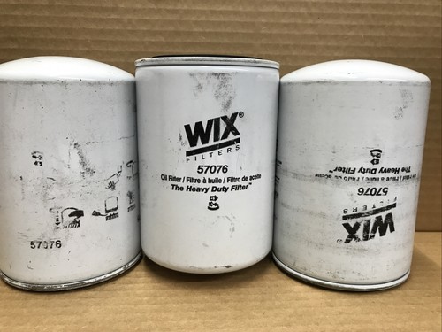 (3) Wix 57076 Spin-On Oil Filter 84076 B7306 GM34935 LF16173 RE518977 ...
