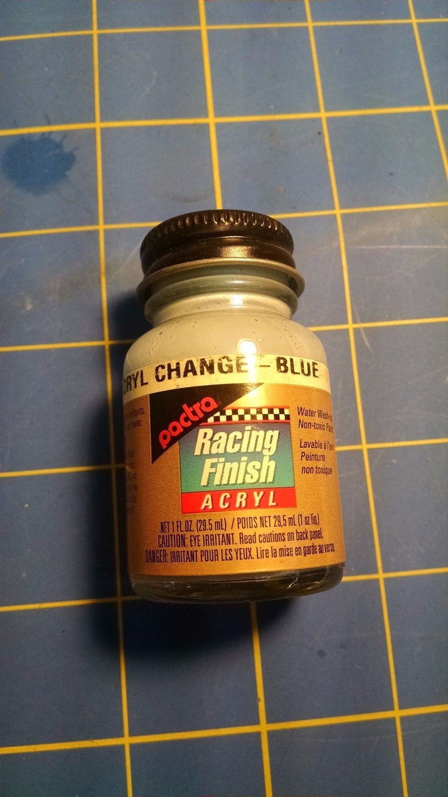 Pactra RC5702 Change Blue 1 oz Acrylic Racing Finish Polycarbonate ...