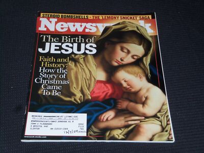 2004 DECEMBER 13 NEWSWEEK MAGAZINE - BIRTH OF JESUS FRONT COVER - L ...