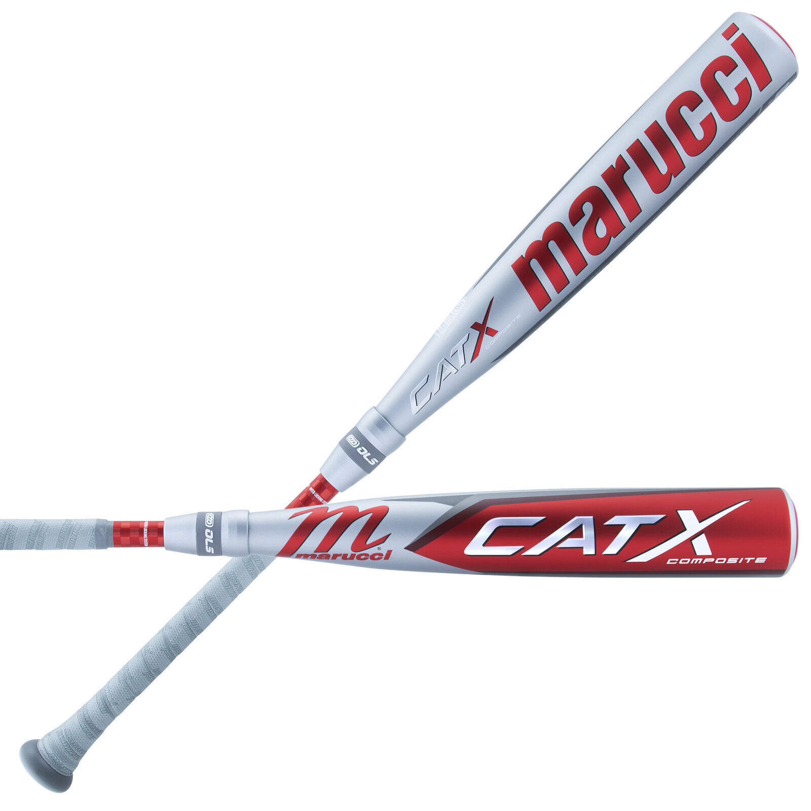 Marucci CATX USSSA 32/27 Baseball Bat - Silver/Red (MSBCCPX5-32/27) for ...