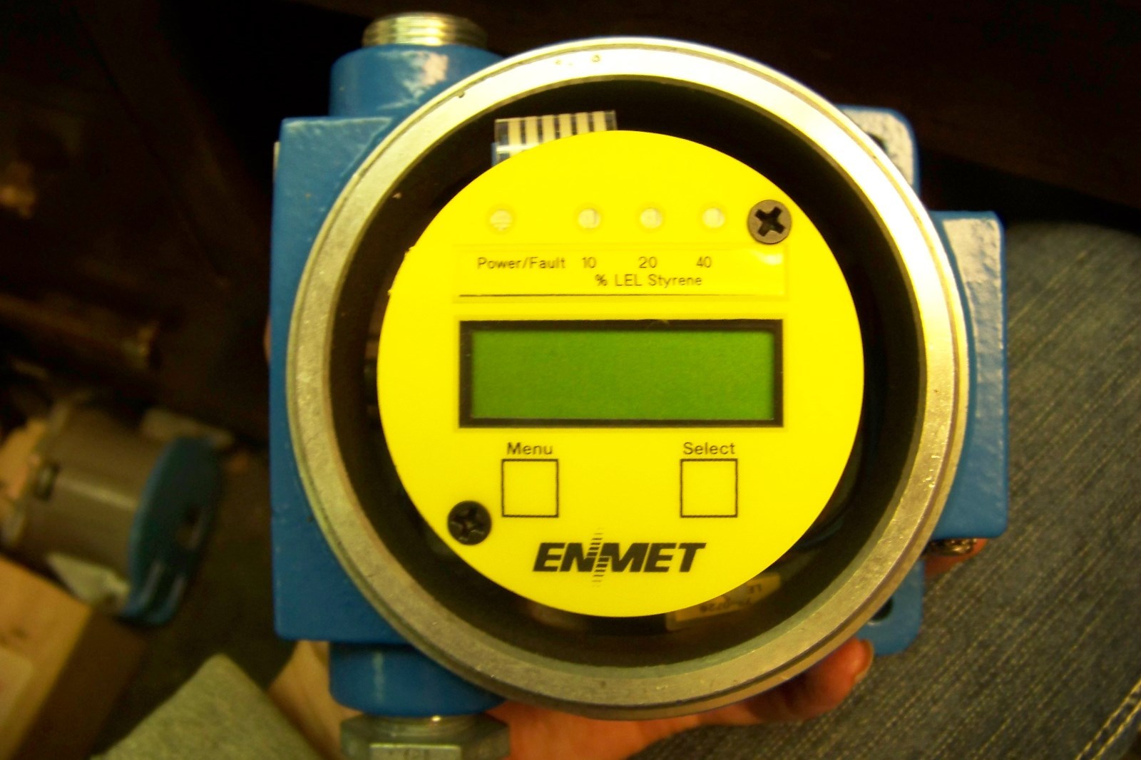 new enmet 10014-008 sensor transmitter for % lel or oom hydrocarbons ...