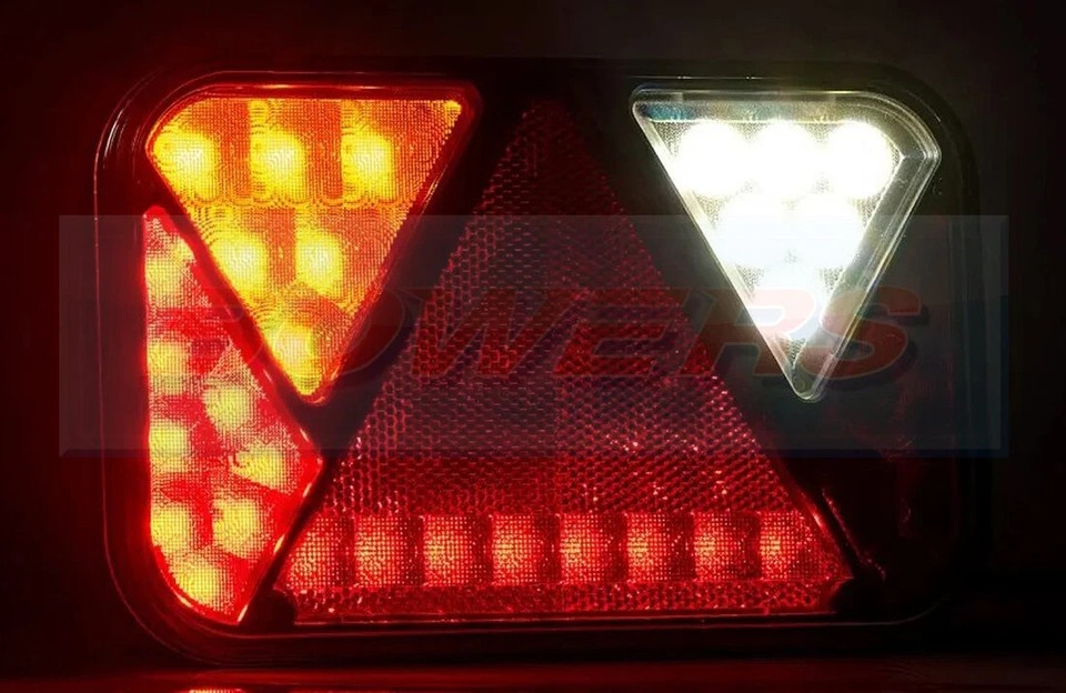 12V UNIVERSAL LED REAR L/H COMBINATION TAIL LIGHT LAMP FOR TRAILERS ...