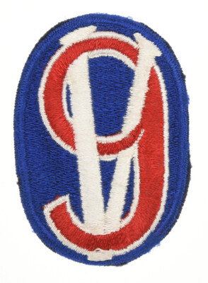 WWII 95th Infantry Division Shoulder Insignia, Snowy Back | eBay