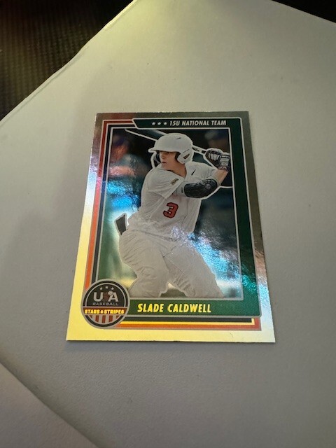 Slade Caldwell Usa Stars and Stripes Panini brand card shiny | eBay