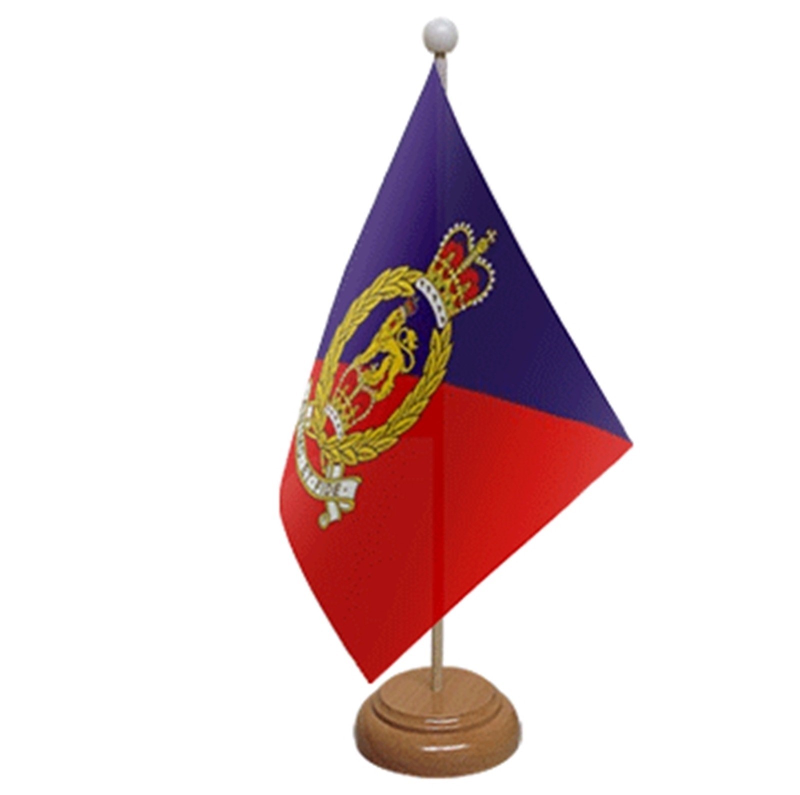 ADJUTANT GENERAL CORPS TABLE FLAG 9"X6" WITH WOODEN BASE FLAGS BRITISH ...