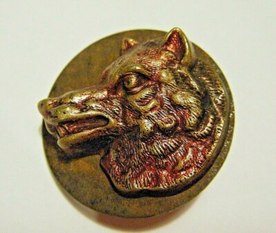 Buttons - Wolf Heads