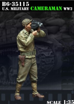 BRAVO*6 35115 WORLD WAR II U.S. MILITARY CAMERMAN 1 FIGURE 1:35 | eBay