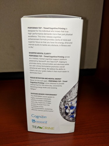 PERFORMIX TCP -60 Caps *NOOTROPIC* & FREE CELLUCOR Probiotic *DUAL BIO ...