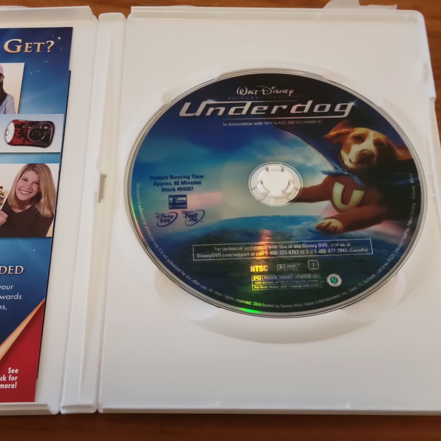 Underdog DVD Movie (Used) Walt Disney 786936734300 | eBay