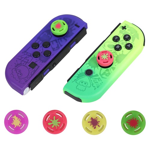 Analog Stick Thumb Grip Silicone Caps - Splatoon 2 For Nintendo Switch ...