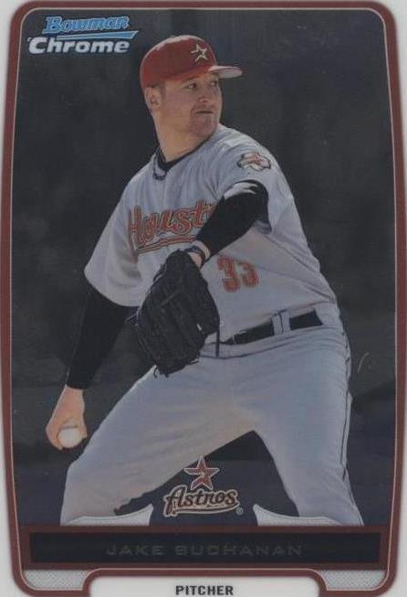 2012 Bowman Chrome - Prospects Jake Buchanan #BCP215 Short Print Grey ...