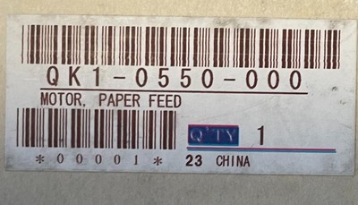 Canon - Motor paper feed- QK1-0550-000 | eBay