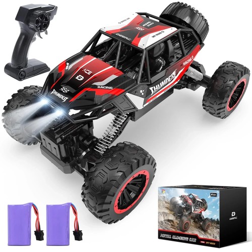 DEERC DE85 1:12 Remote Control Car with Metal Shell, 4WD Off Road ...