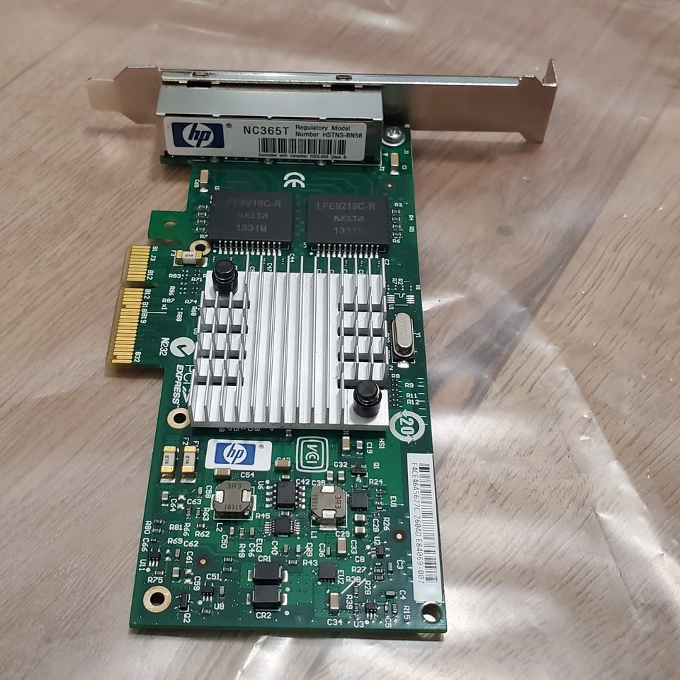 HP NC365T HSTNS-BN58 593743-001 Quad Port Ethernet Network Server ...
