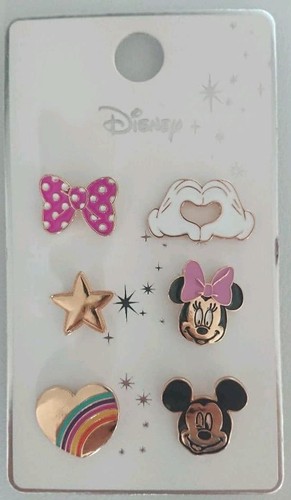 Primark Mickey Minnie Disney Pin Badge Set of 6 Used | eBay UK