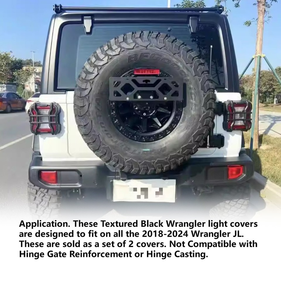 ETL 2PCS Tail Light Cover Guards for Jeep Wrangler JL Accessories 2018 ...