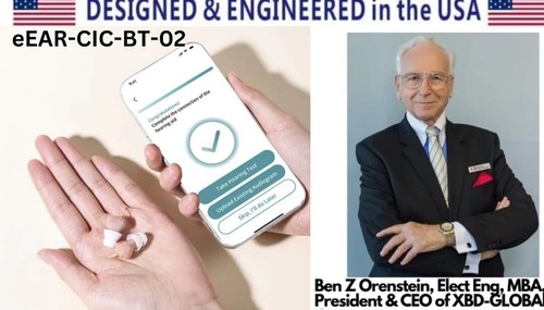 eEAR CIC Hearing Aids with Bluetooth, Tiny, sleek, digital, first CIC ...